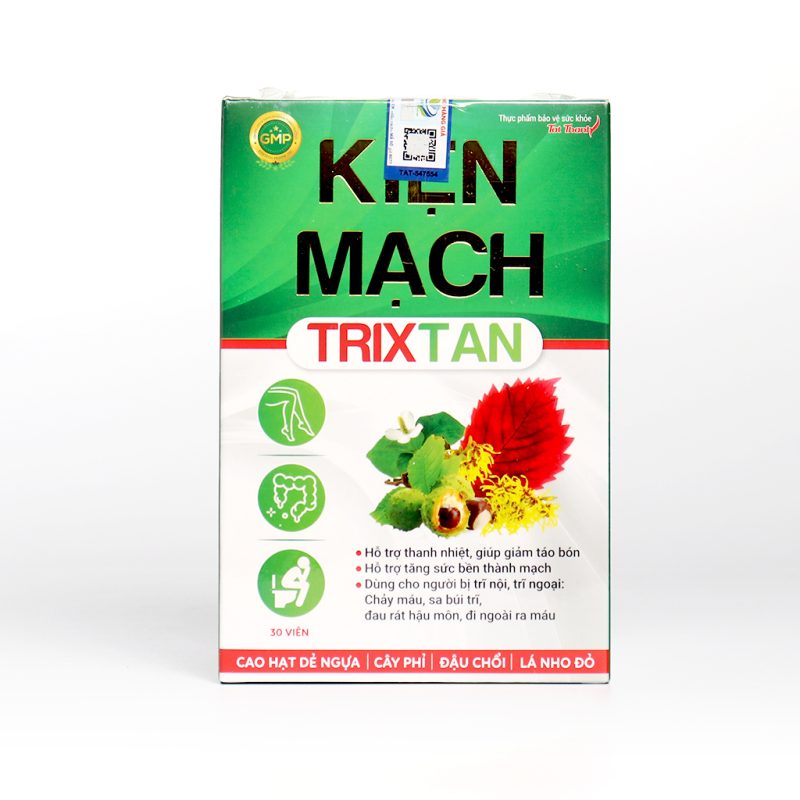 Thực phẩm bảo vệ sức khoẻ Kiện mạch TRIXTAN - Tất Thành Pharma