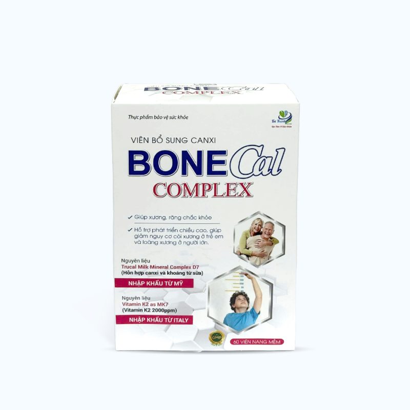Thực phẩm bảo vệ sức khỏe Viên bổ sung canxi Bonecal complex (Hộp 60 ...